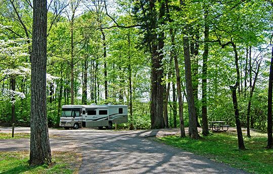 Campground Details - MY OLD KENTUCKY HOME STATE PARK, KY - Kentucky ...